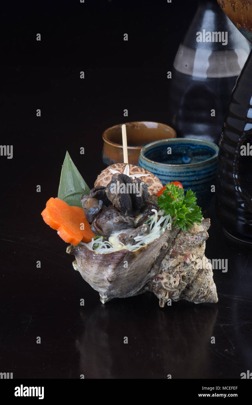 Japanese Scallop Shells High Resolution Stock Photography and Images ...