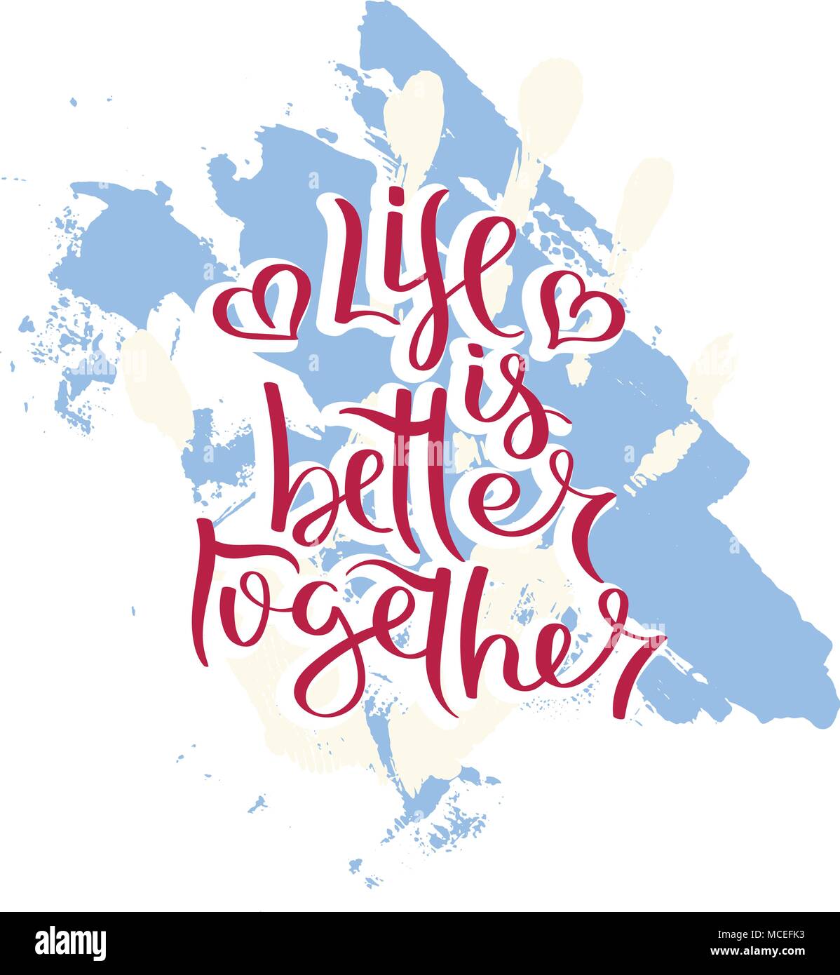 Creative life slogan Cut Out Stock Images & Pictures - Alamy