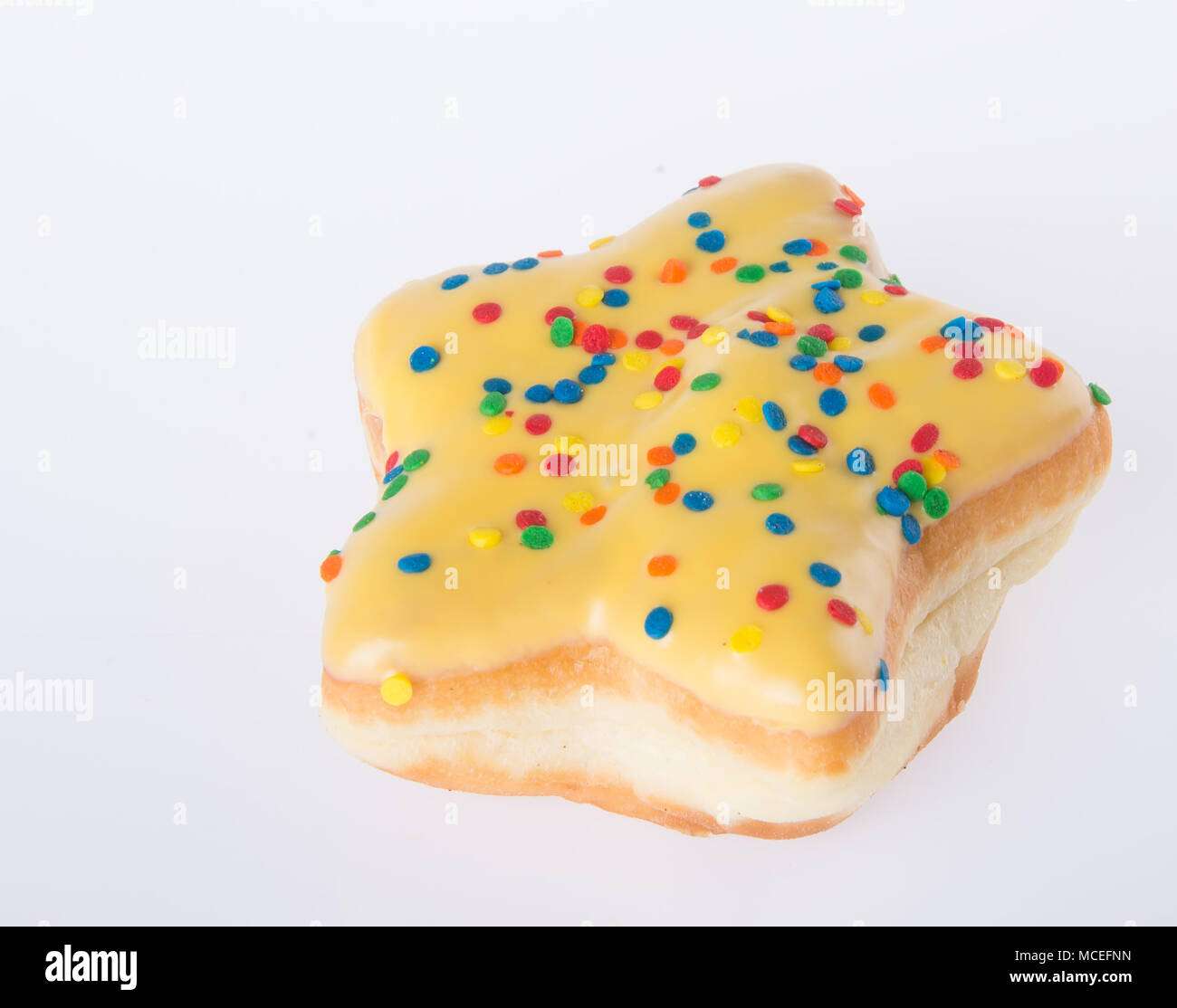 donut. star shape donut on background Stock Photo - Alamy
