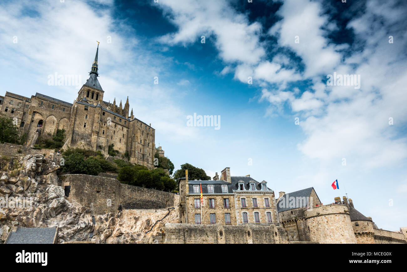 Low angle view of the castle, Brittany, France, Europe Stock Photo - Alamy