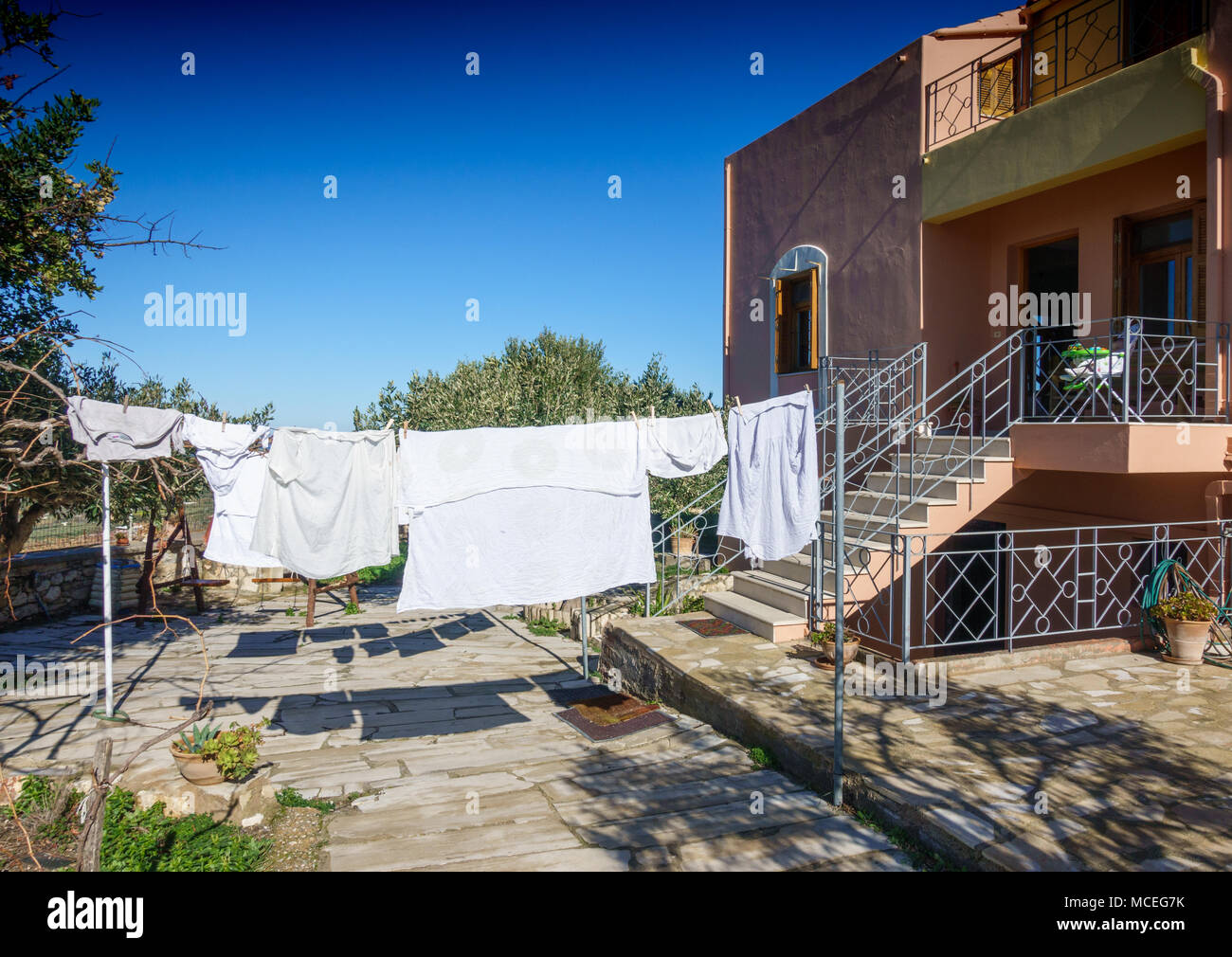 No clothes clothesline hi-res stock photography and images - Alamy