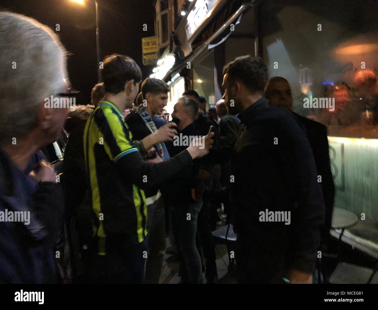 Manchester City players including Vincent Company, John Stones ...