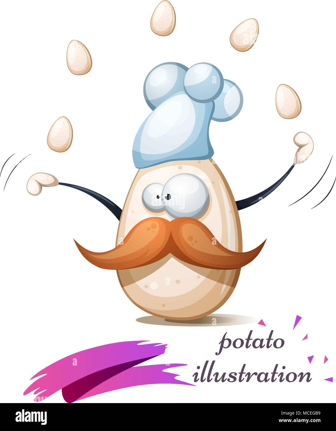 Cute eggs face eyes Stock Vector Images - Alamy