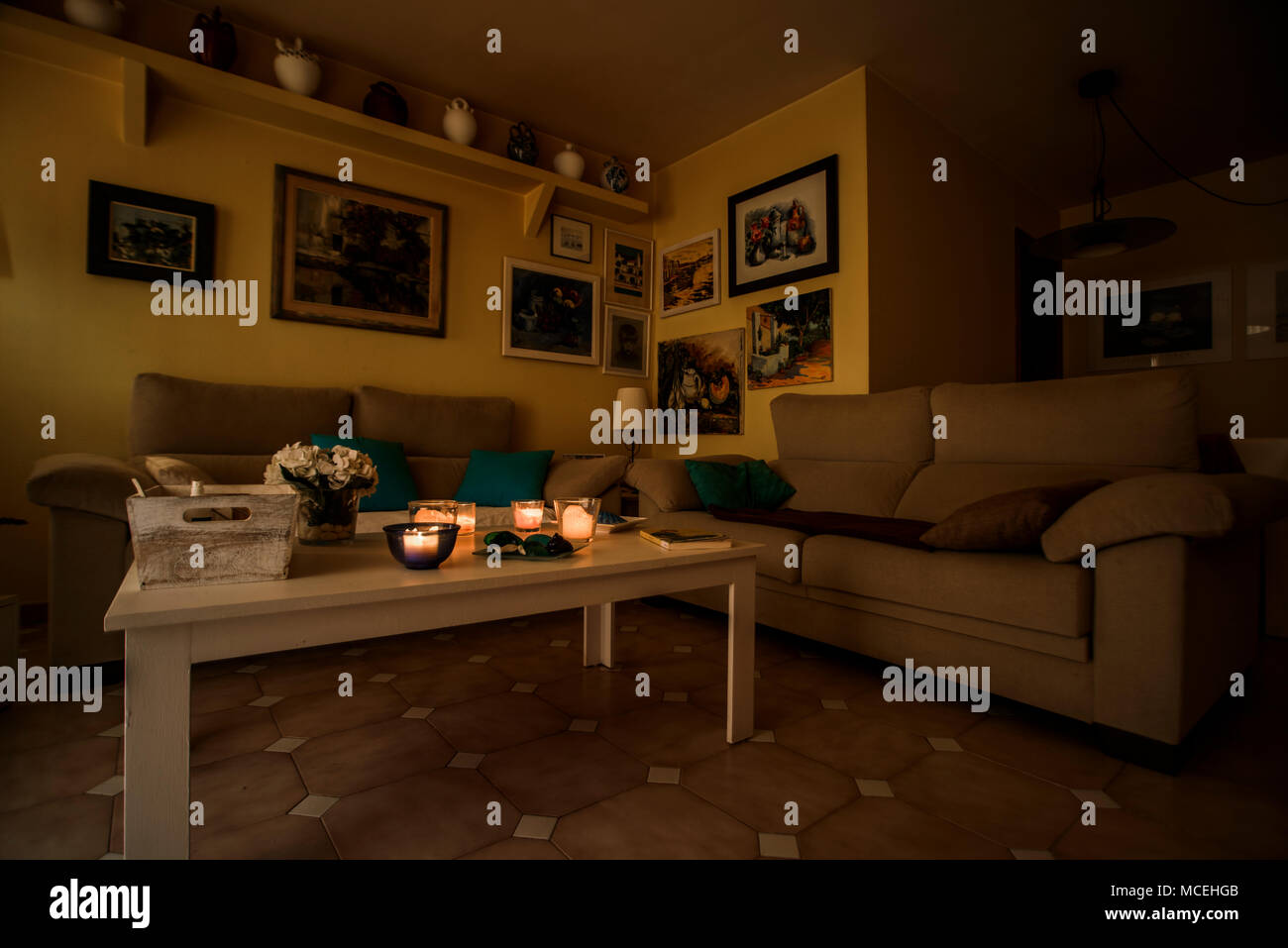 Living room, place to rest and live Stock Photo - Alamy