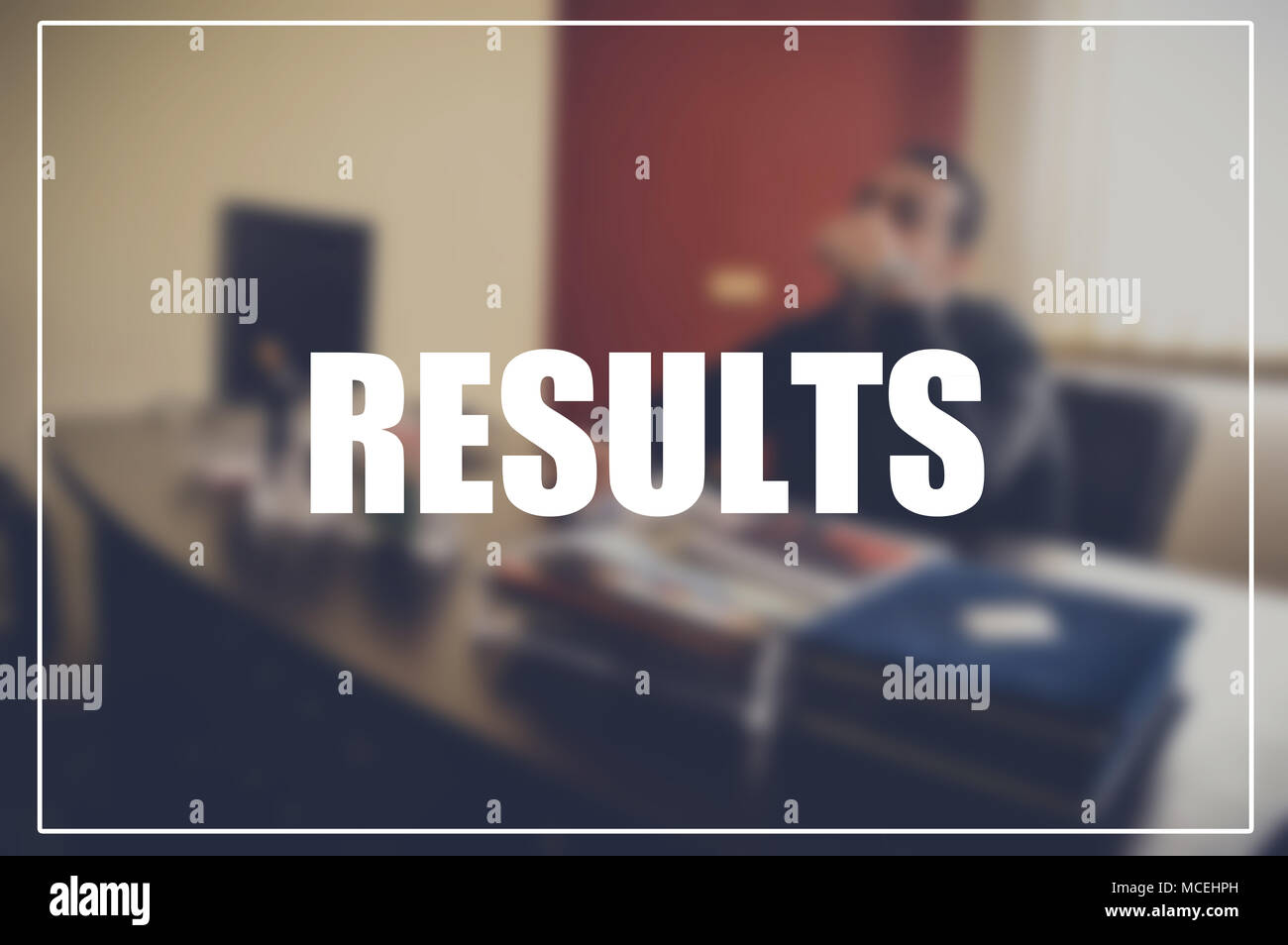 Results word hi-res stock photography and images - Alamy