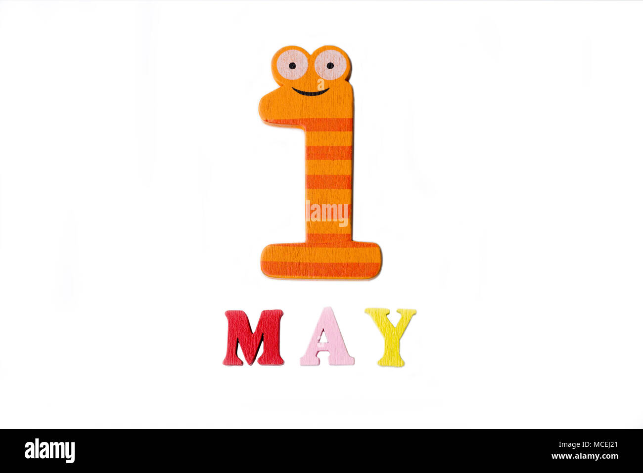 Image may 1, on a white background. Spring day, empty space for text ...