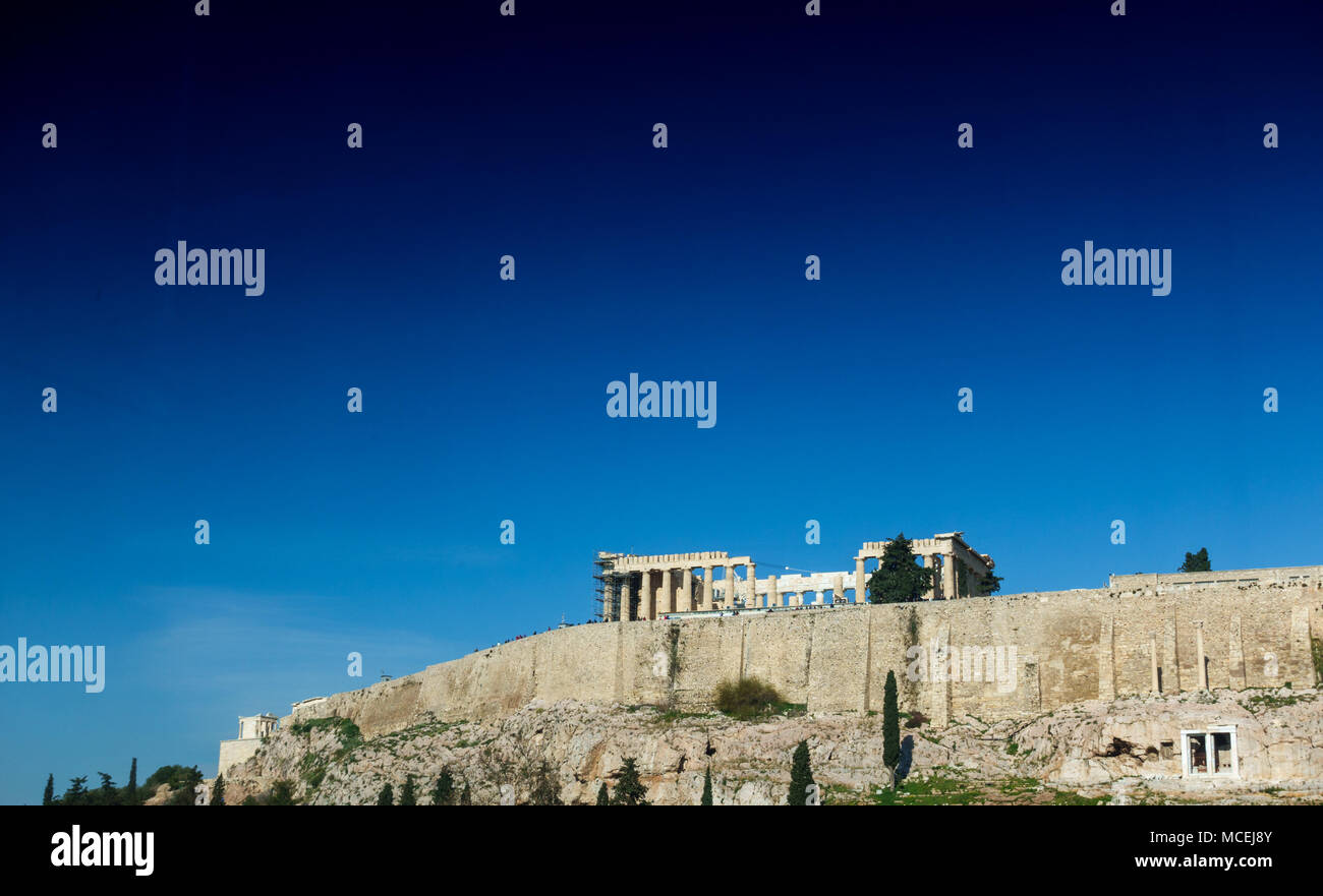 Old ruins of Temple of Poseidon, Athens, Greece Stock Photo - Alamy