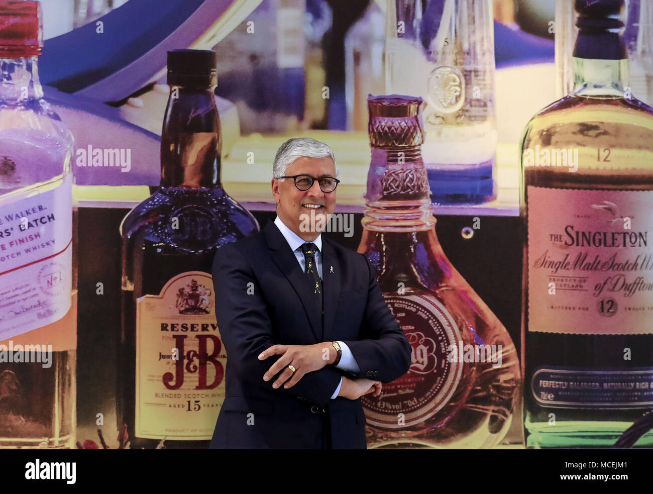 Ivan Menezes, chief executive of Diageo at their headquarters in ...