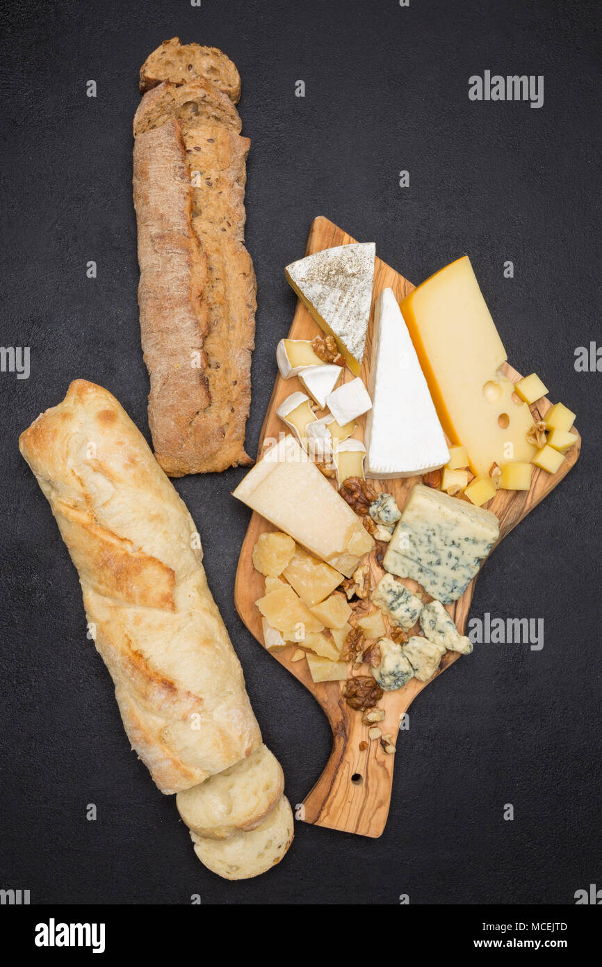 Various types cheese hi-res stock photography and images - Alamy