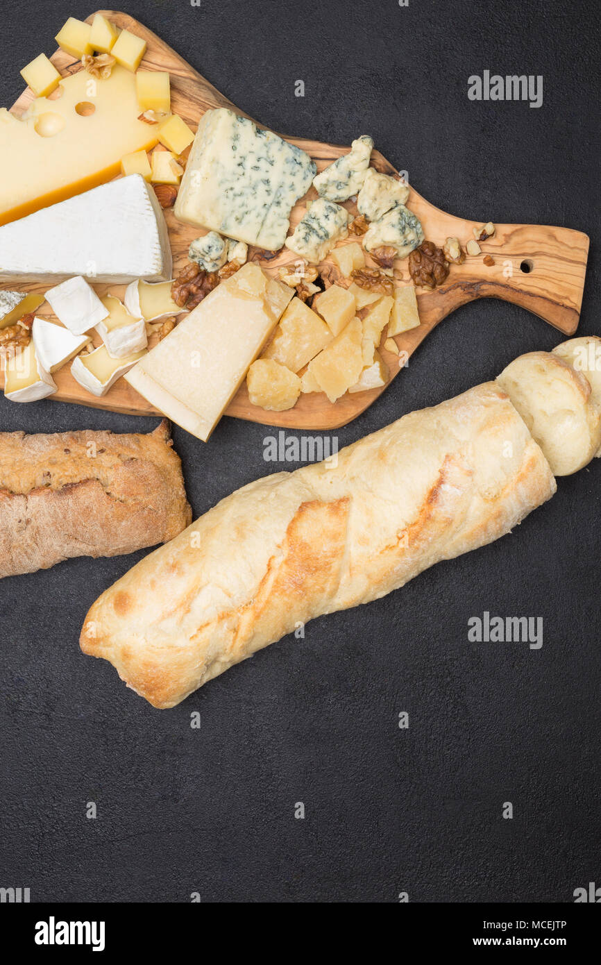 Various types cheese hi-res stock photography and images - Alamy