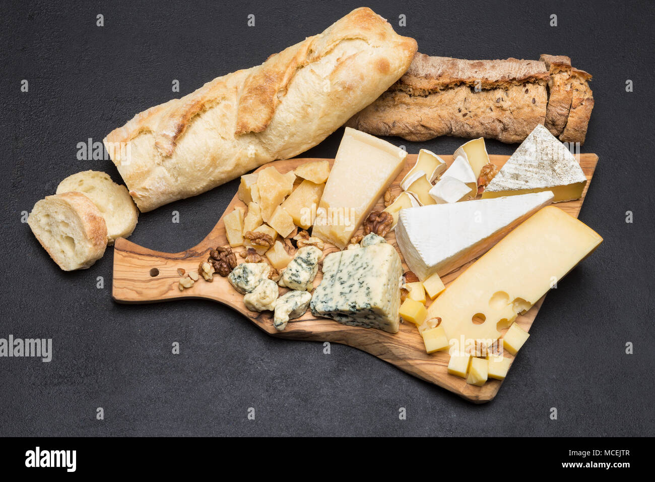 Various types cheese hi-res stock photography and images - Alamy