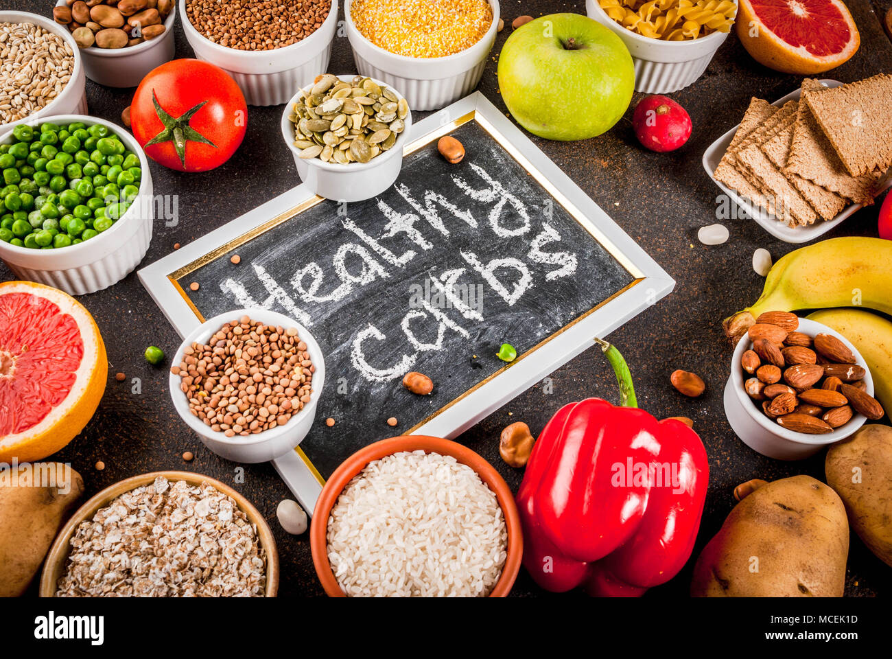Carbohydrates Rich Food High Resolution Stock Photography and Images ...