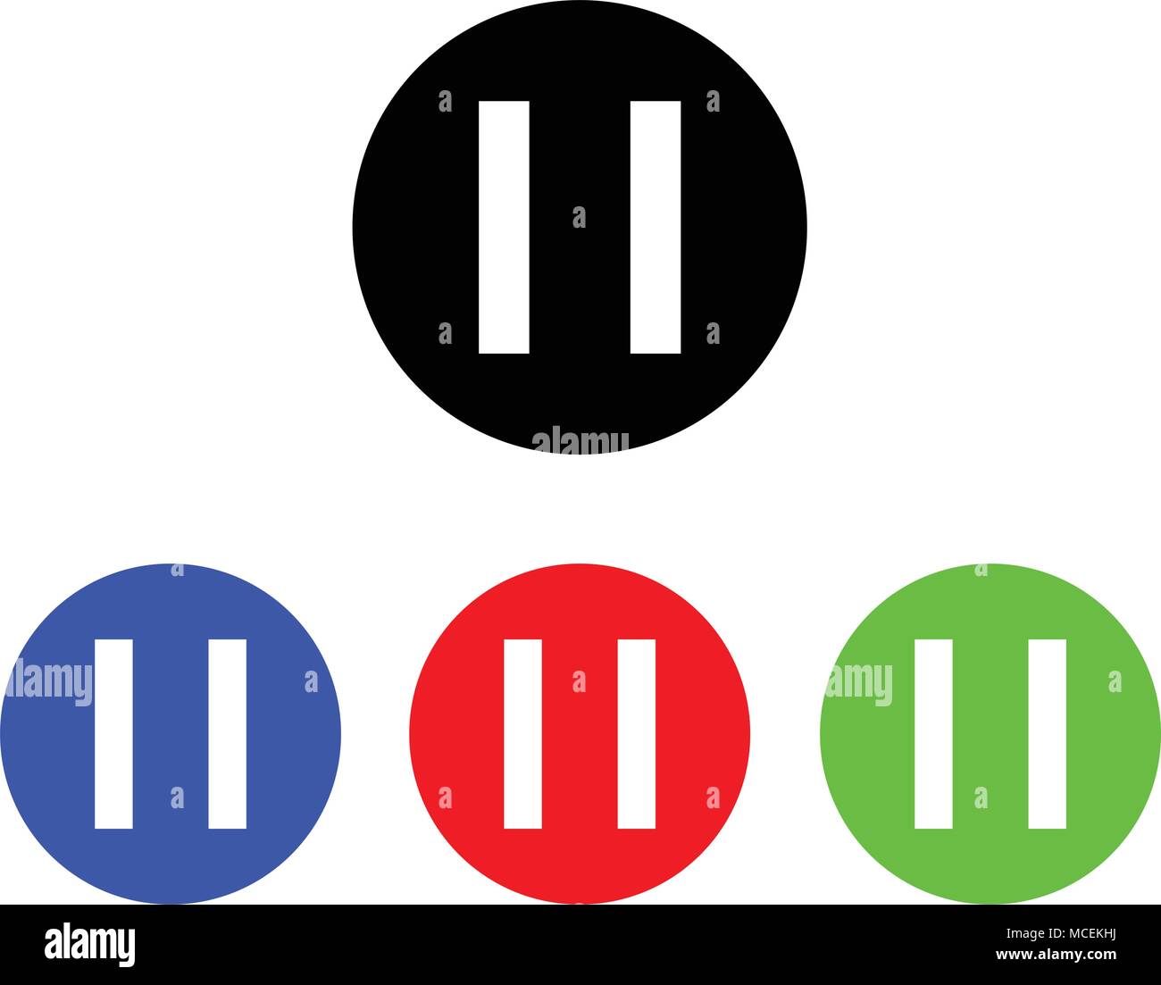 Pauseicon Stock Vector Images - Alamy