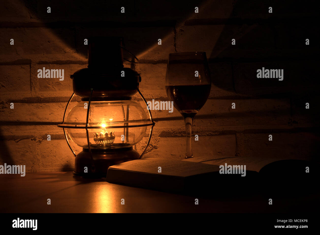 Still life of oil lamp hi-res stock photography and images - Alamy