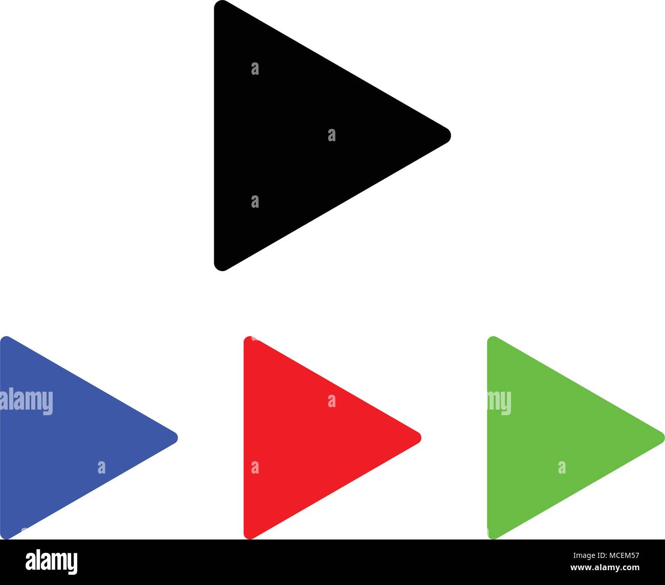 Play glyph icon. vector illustration. web icon Stock Vector Image & Art ...