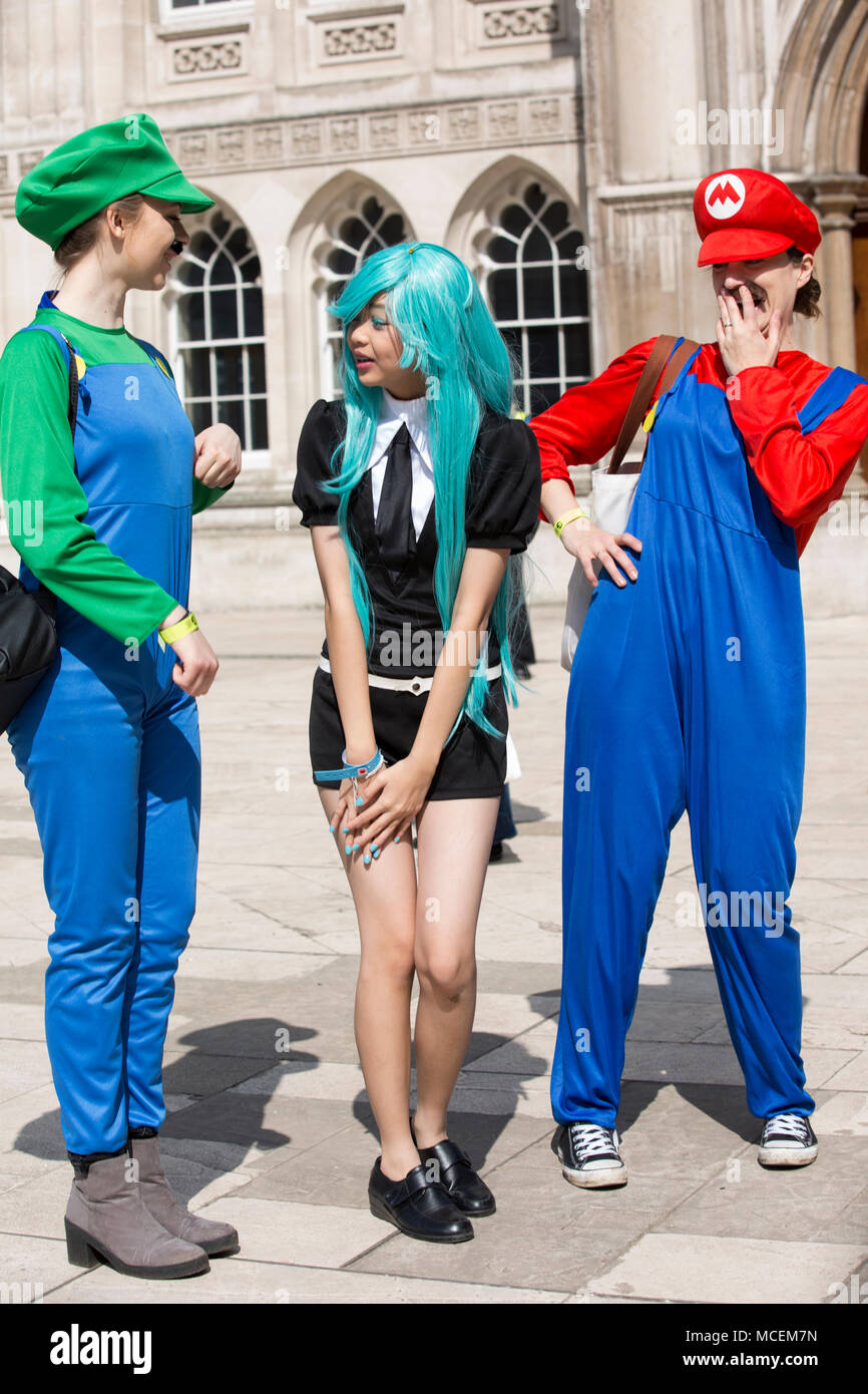 London Games Festival, Video Game Cosplay Character Parade through ...