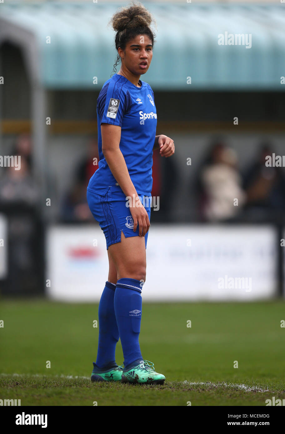 Everton Ladies' Gabrielle George during the SSE Women's FA Cup Semi ...