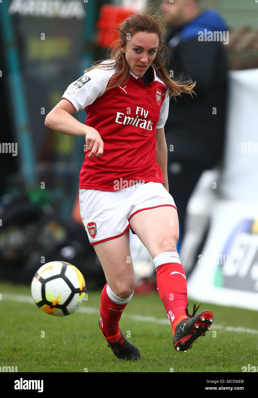 Arsenal Women's Lisa Evans during the SSE Women's FA Cup Semi Final ...