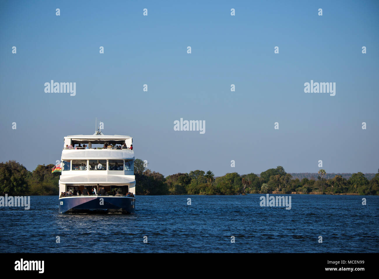 Zambezi river boat cruise hi-res stock photography and images - Alamy
