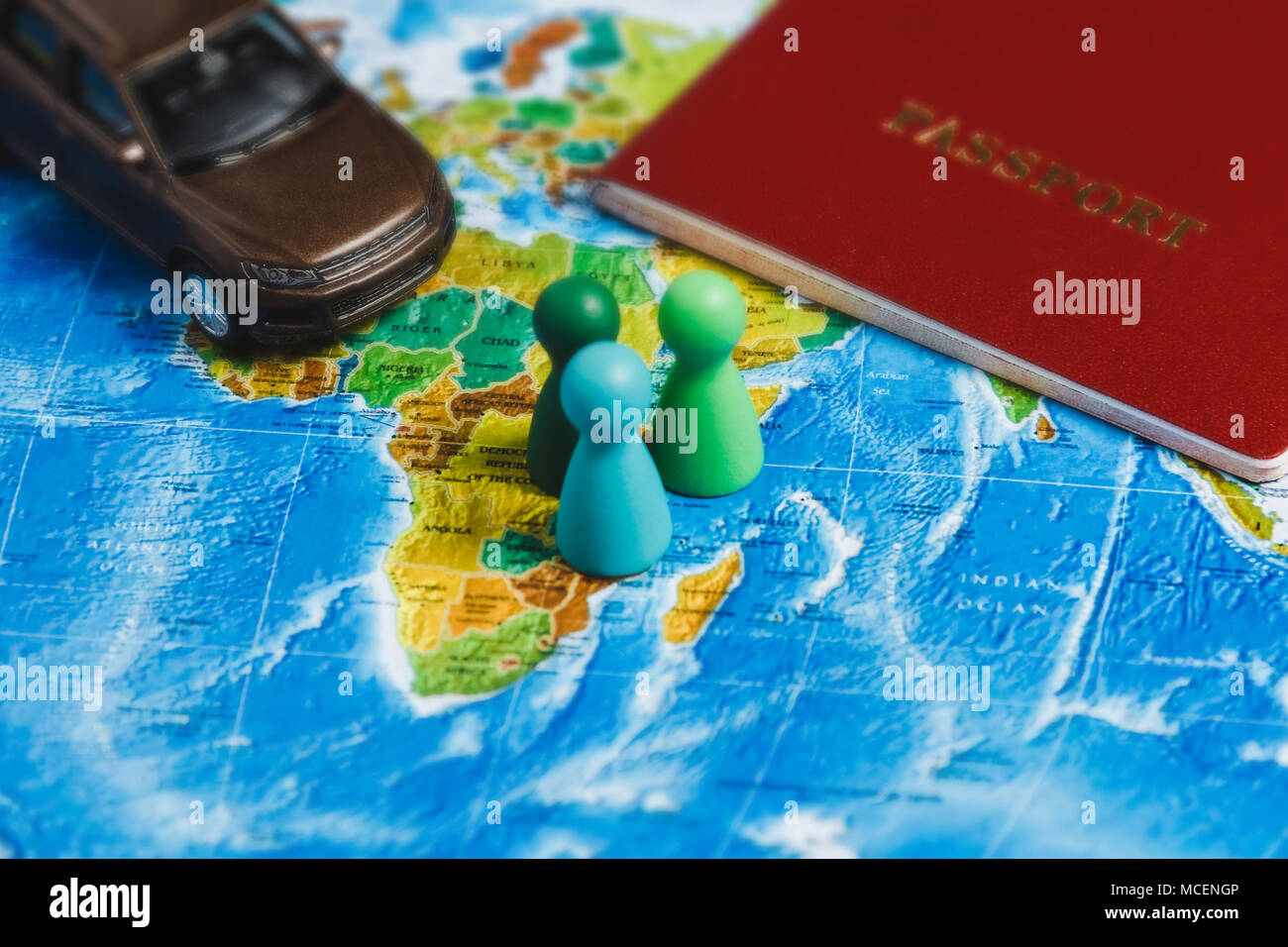 The Route of Automobile Travel. Planning Active Vacation, Interesting ...