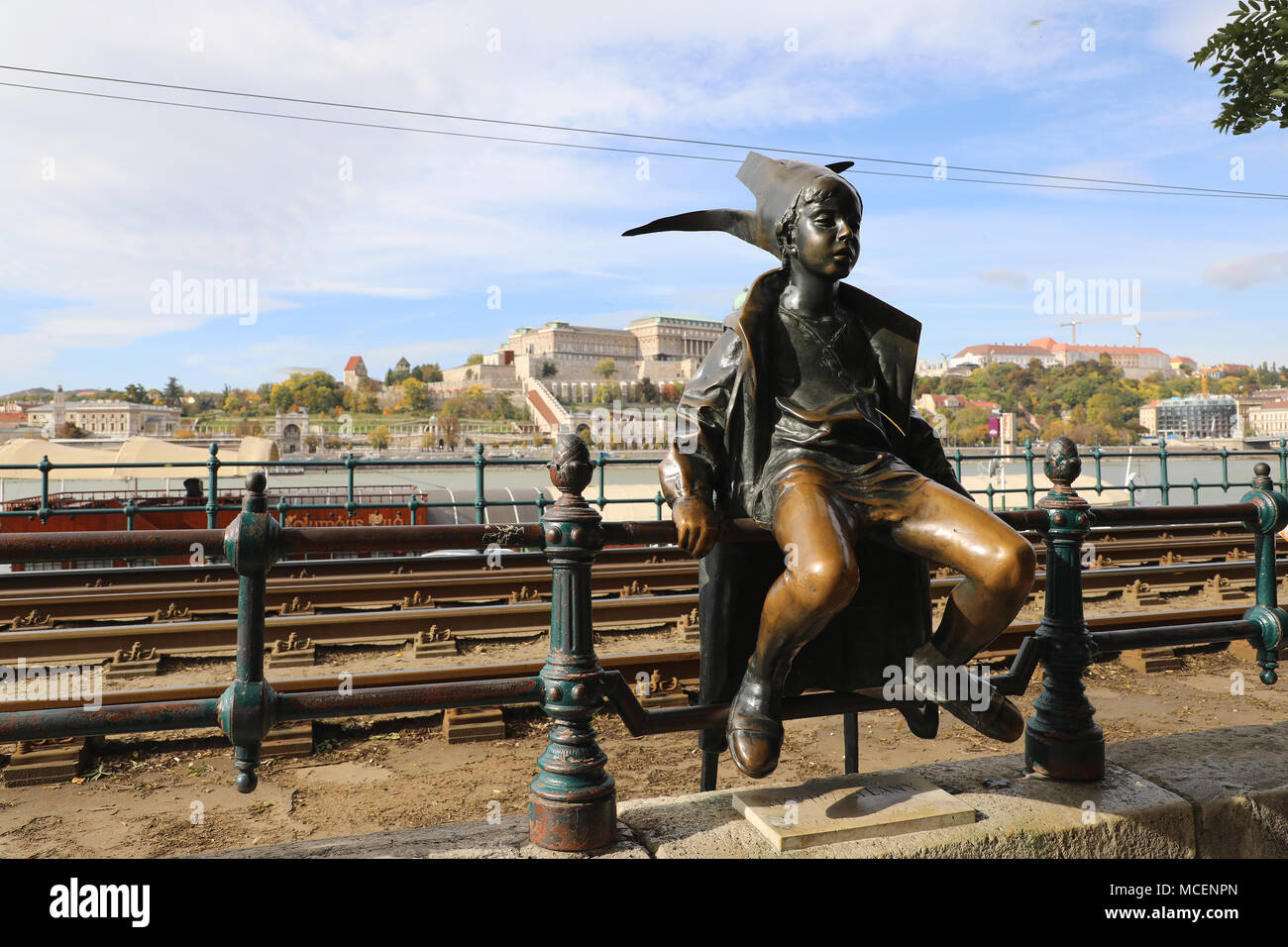 Little Princess Statue in Budapest Hungary Stock Photo - Alamy