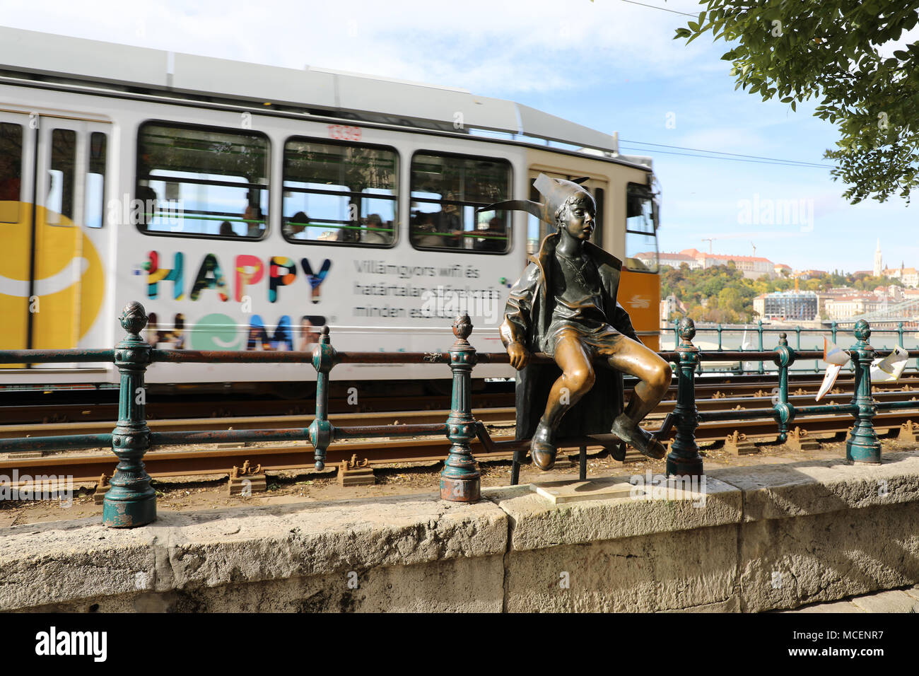 Little Princess Statue in Budapest Hungary Stock Photo - Alamy