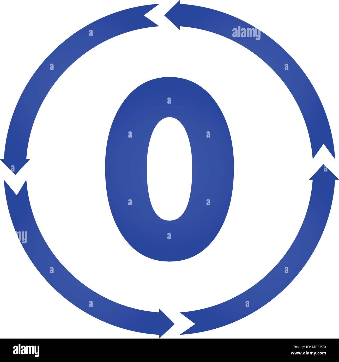 Number 0 vector vectors hi-res stock photography and images - Alamy