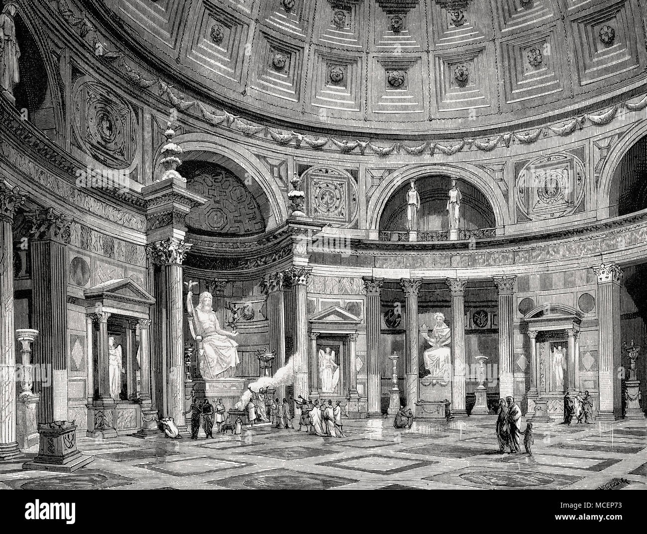 Roman pantheon illustration hi-res stock photography and images - Alamy