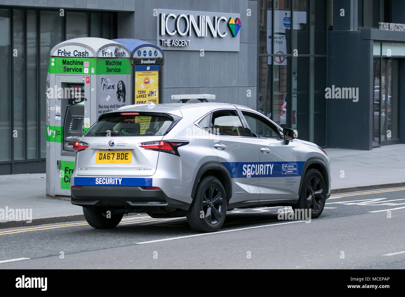 Lexus NX 300H Sport CVT; John Moores university security vehicle ...