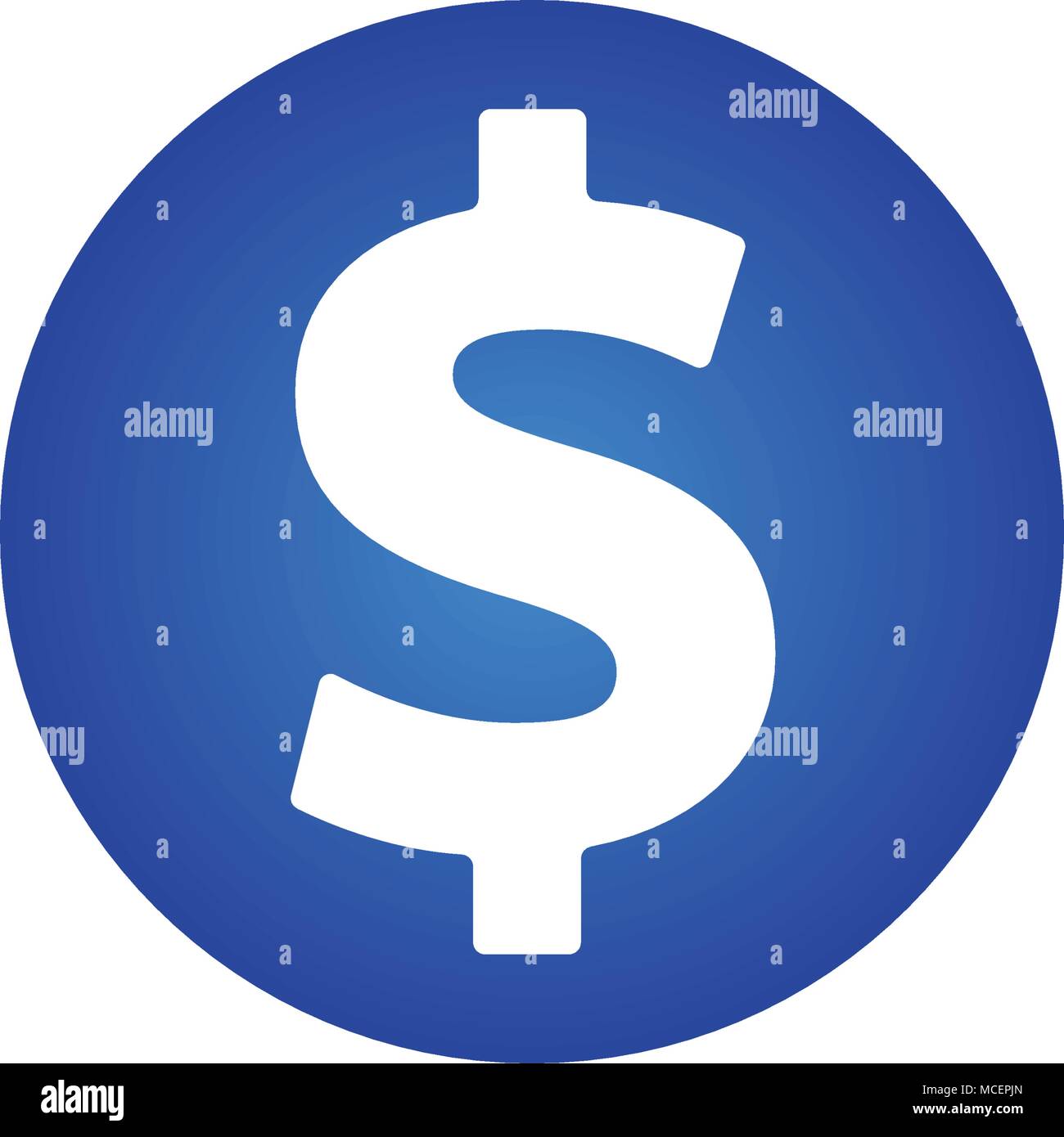 Dollar sign icon. vector illustration. flat style Stock Vector Image ...