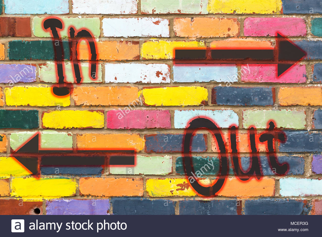 Graffiti Arrows Stock Photos & Graffiti Arrows Stock Images - Alamy