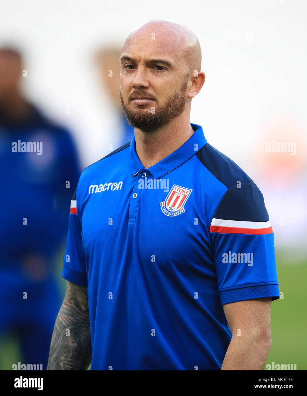 Stoke City's Stephen Ireland prior to the Premier League match at ...