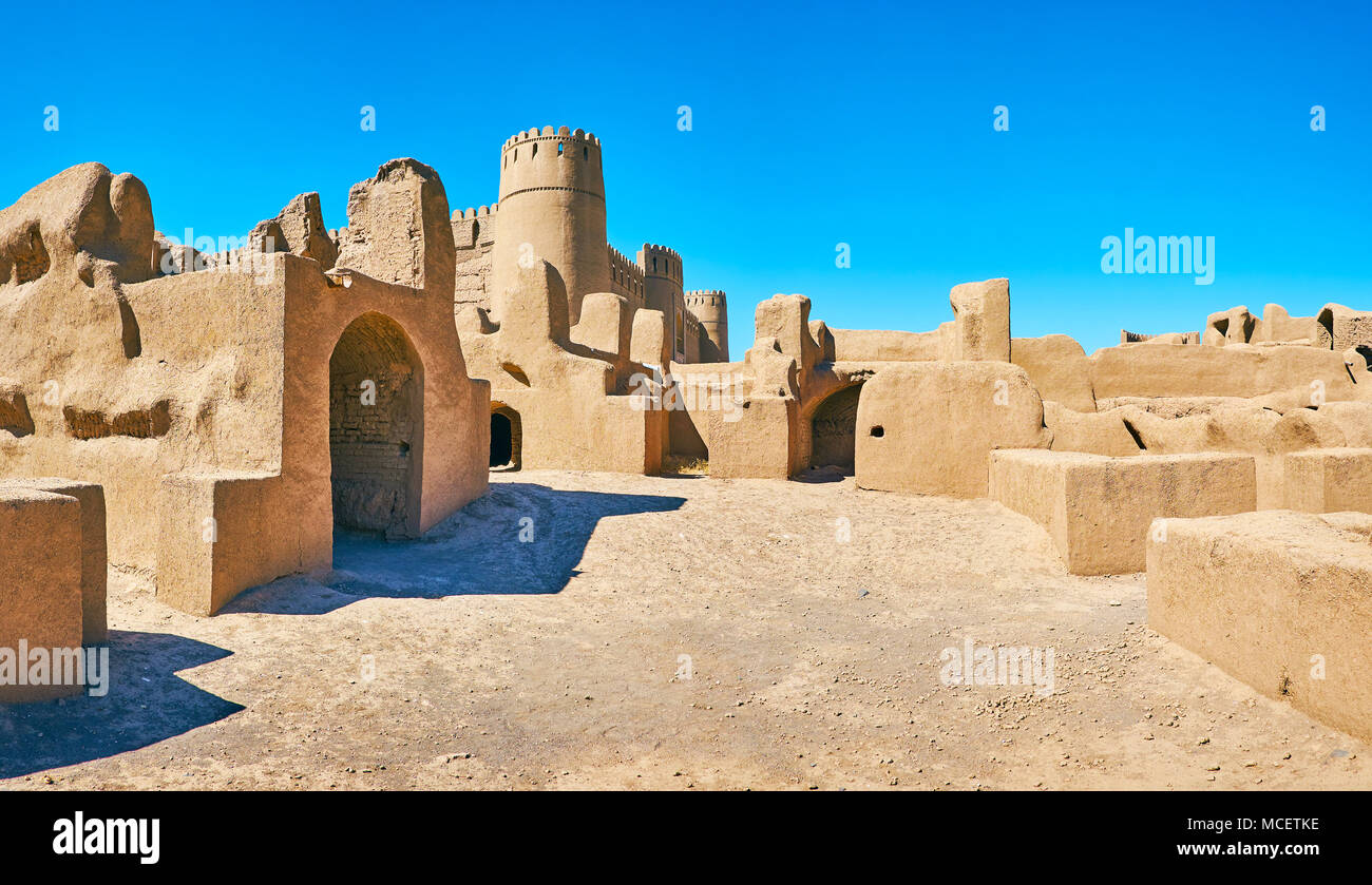 Arg-e Rayen is well preserved adobe fortress, located on the old trade ...
