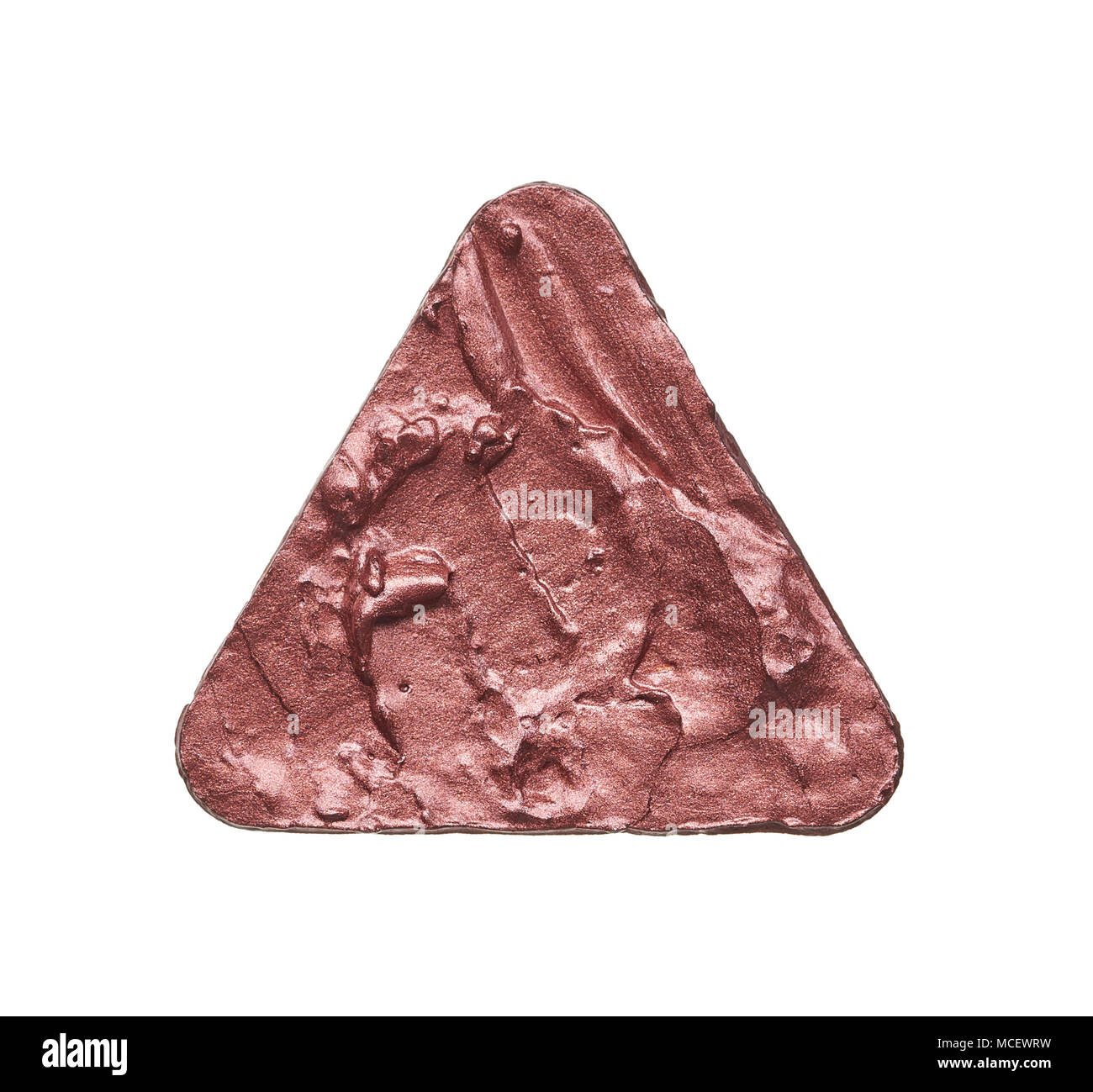 Texture of lipstick isolated on white background. Smear of lip gloss on ...