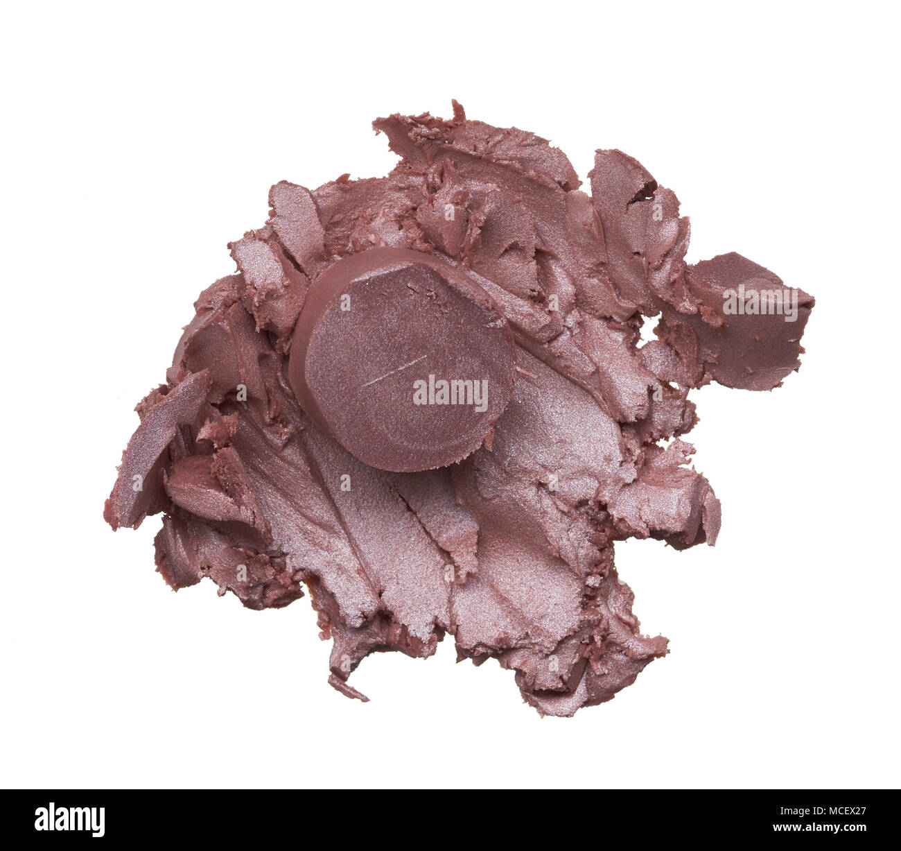 Highlighter texture on white background. Luminizer texture isolated on ...