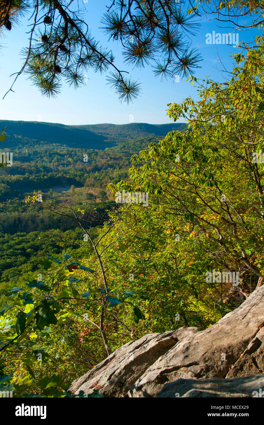 Saint Johns Ledges viewpoint along Appalachian Trail, Appalachian ...