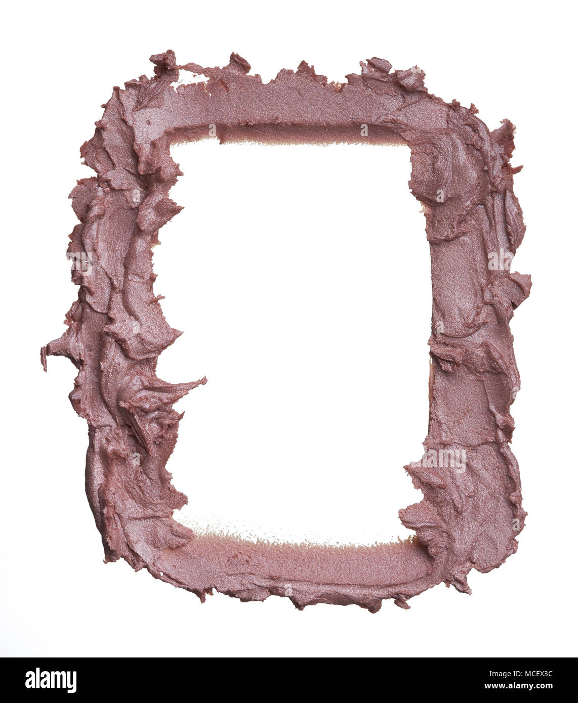 Highlighter texture on white background. Luminizer texture isolated on ...