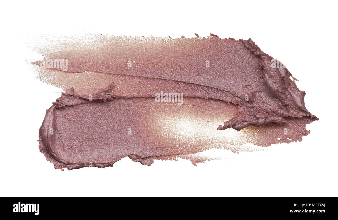 Highlighter texture on white background. Luminizer texture isolated on ...