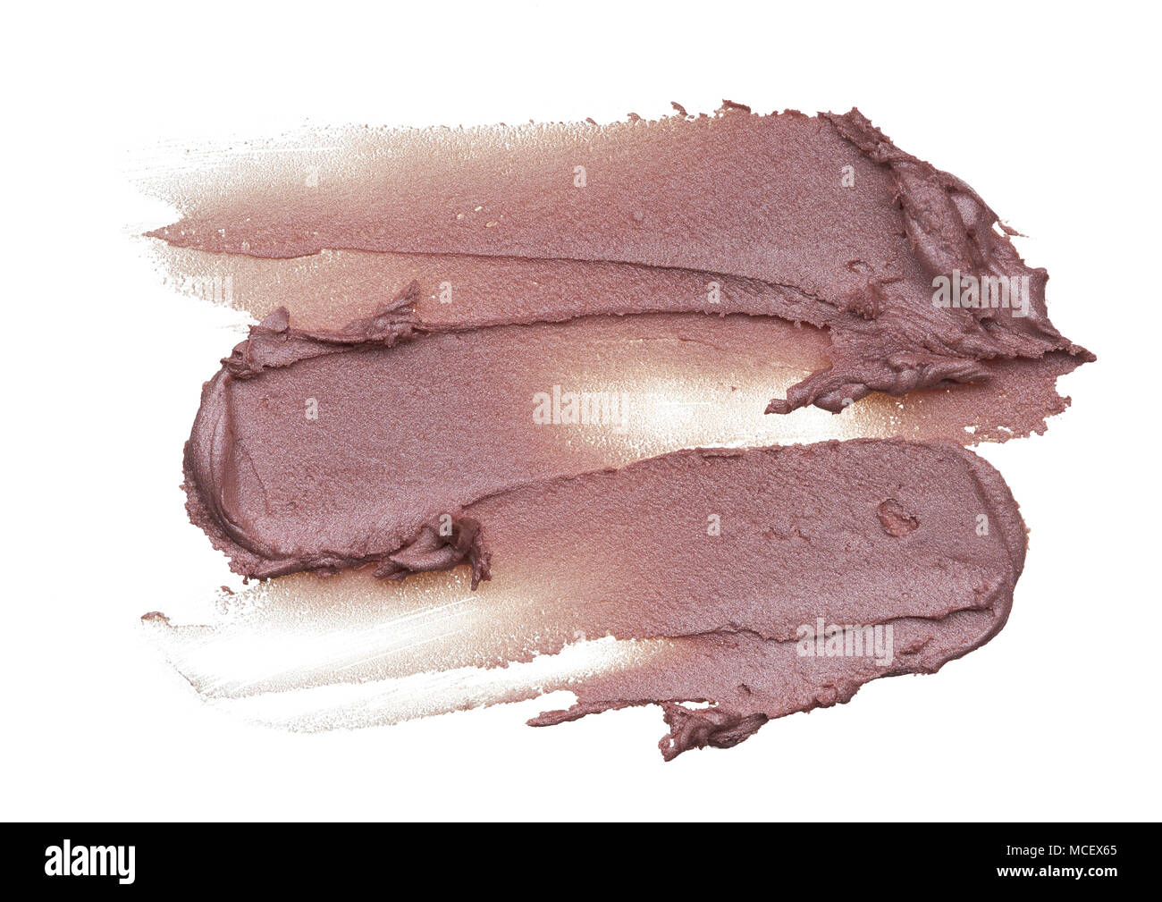 Highlighter texture on white background. Luminizer texture isolated on ...