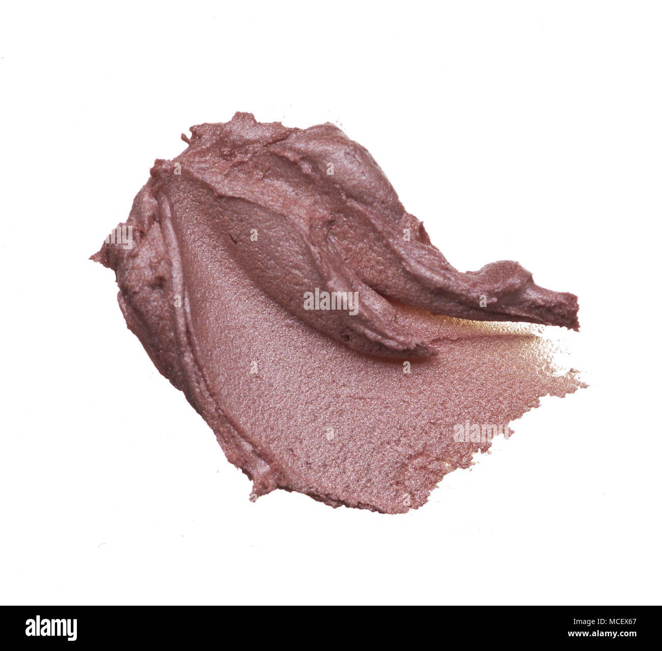 Highlighter texture on white background. Luminizer texture isolated on ...