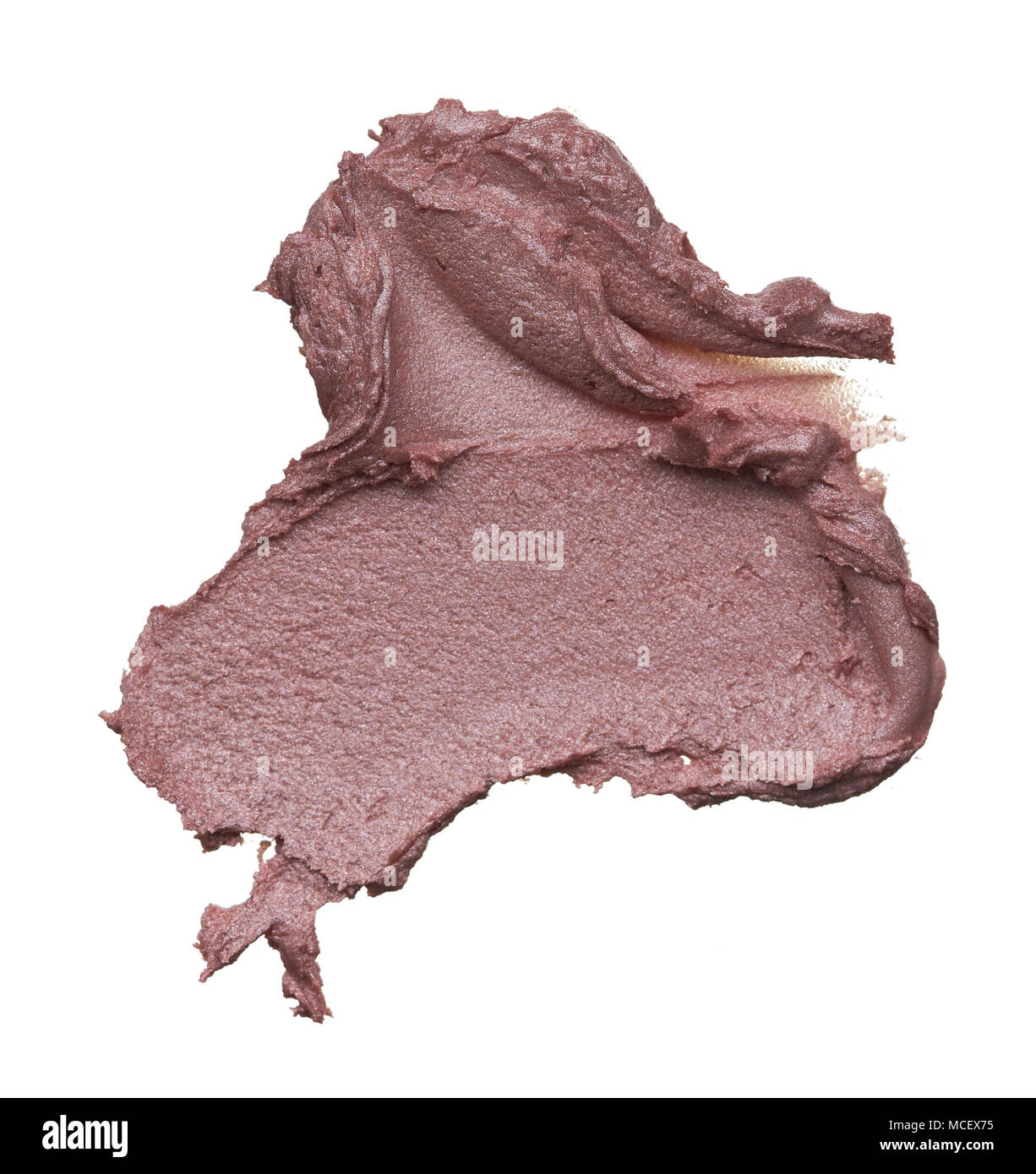 Highlighter texture on white background. Luminizer texture isolated on ...