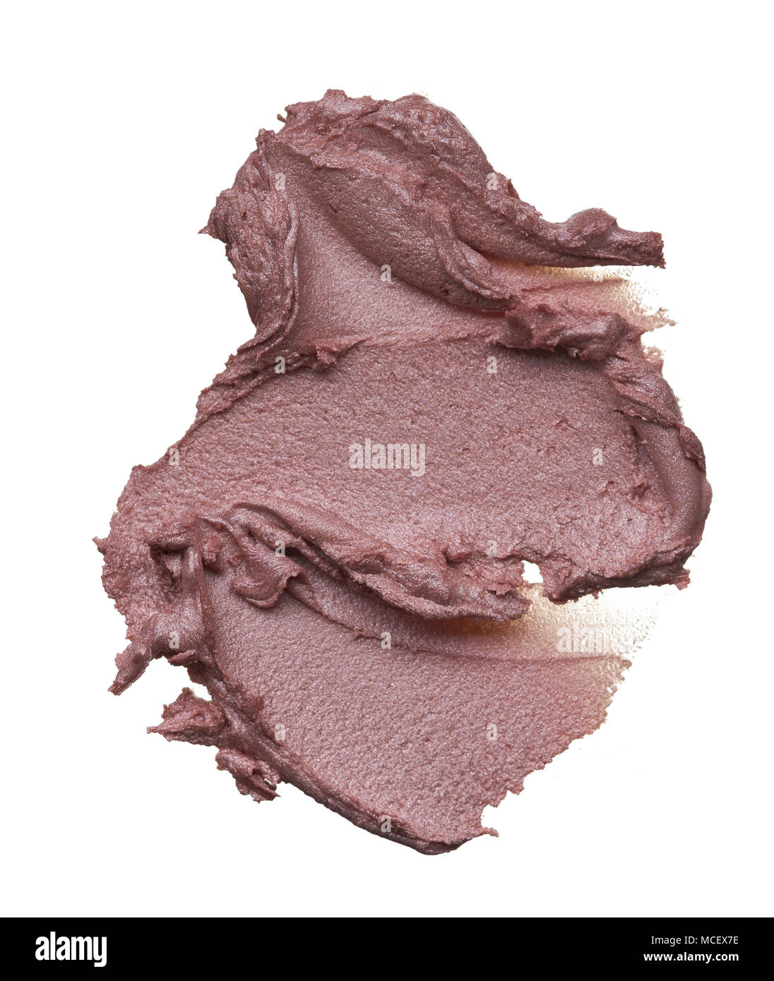 Highlighter texture on white background. Luminizer texture isolated on ...