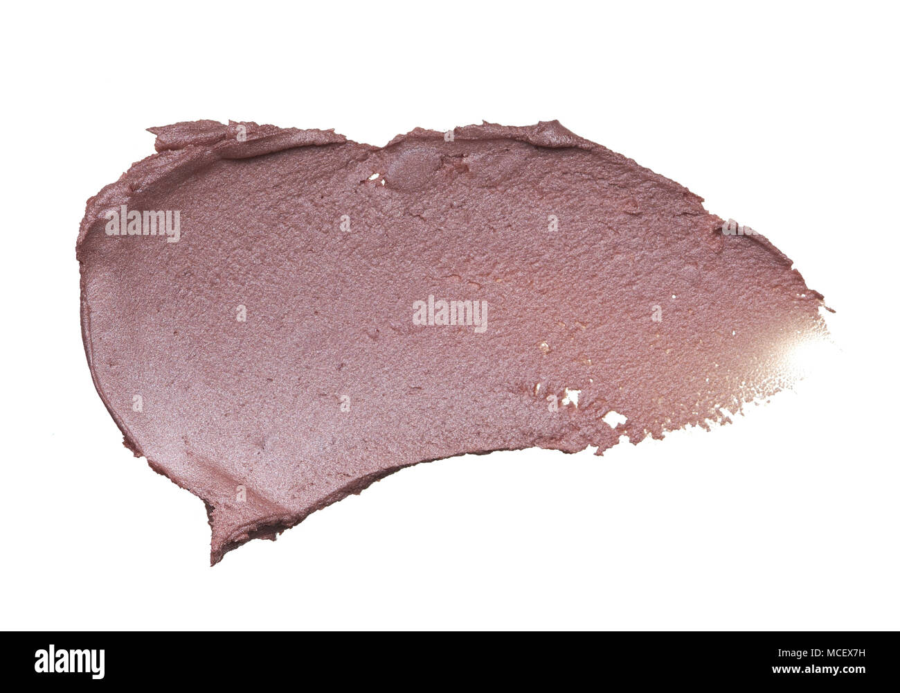 Highlighter texture on white background. Luminizer texture isolated on ...