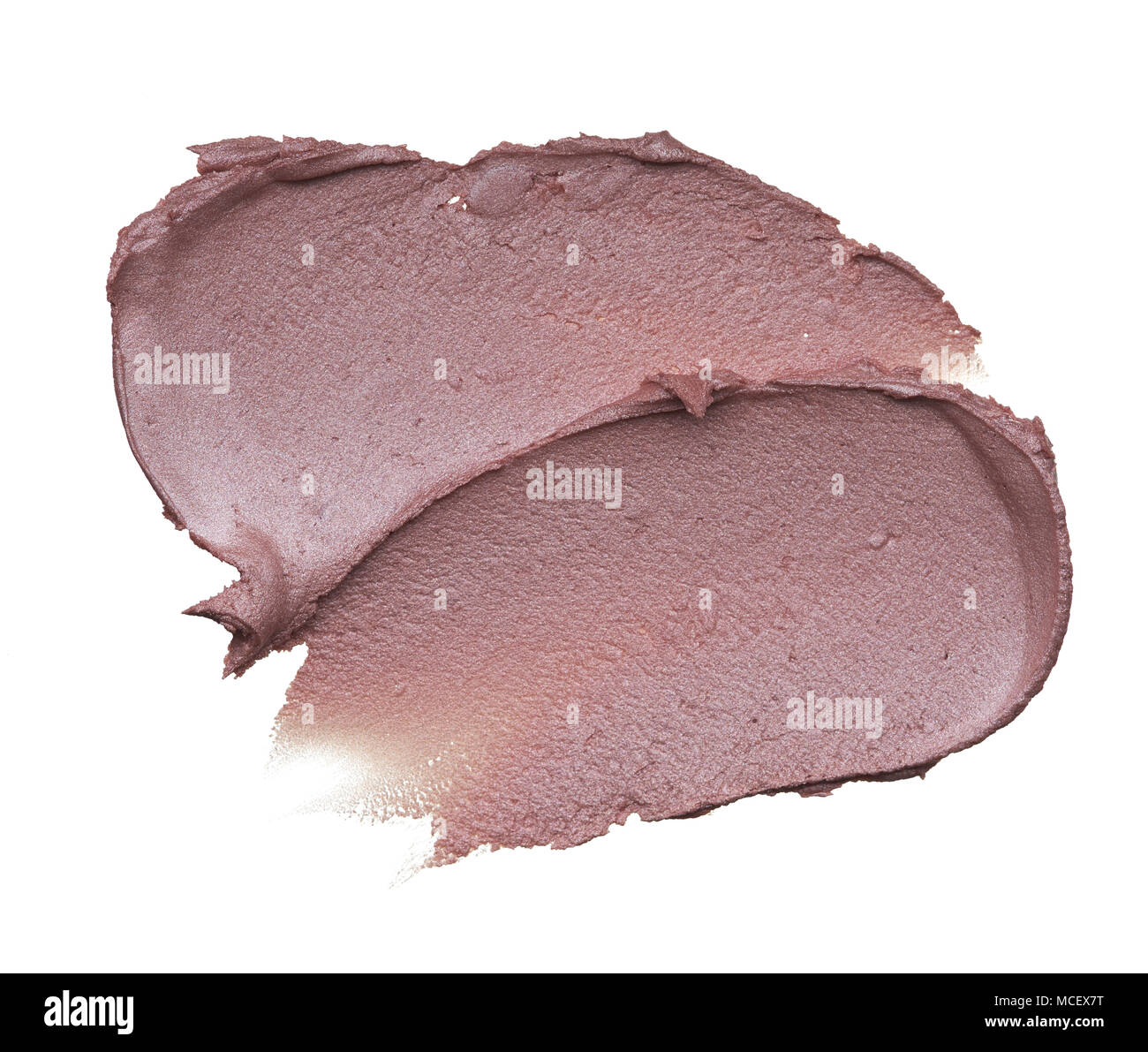 Highlighter texture on white background. Luminizer texture isolated on ...