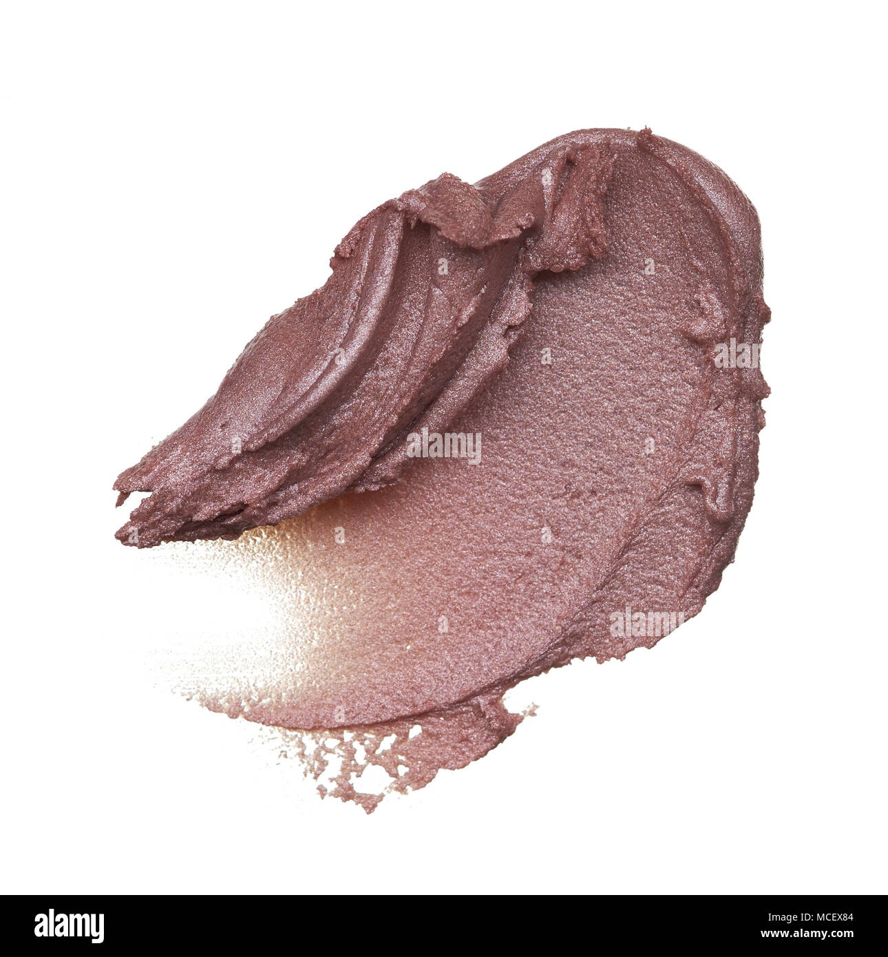 Highlighter texture on white background. Luminizer texture isolated on ...