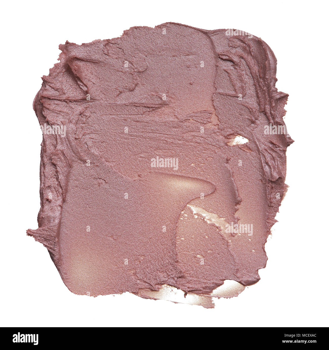 Highlighter texture on white background. Luminizer texture isolated on ...