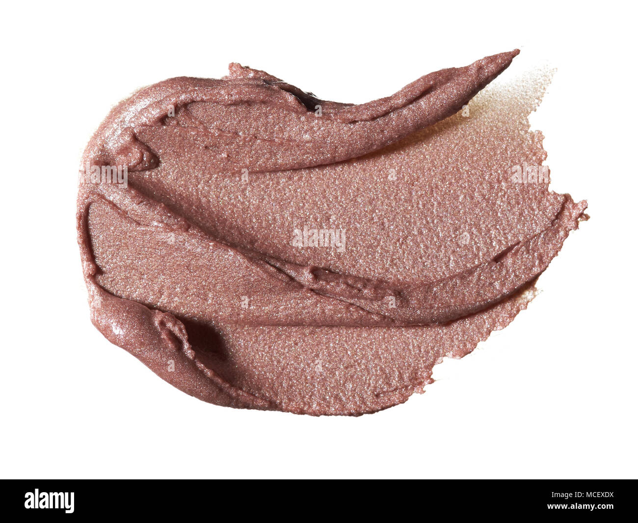 Highlighter texture on white background. Luminizer texture isolated on ...