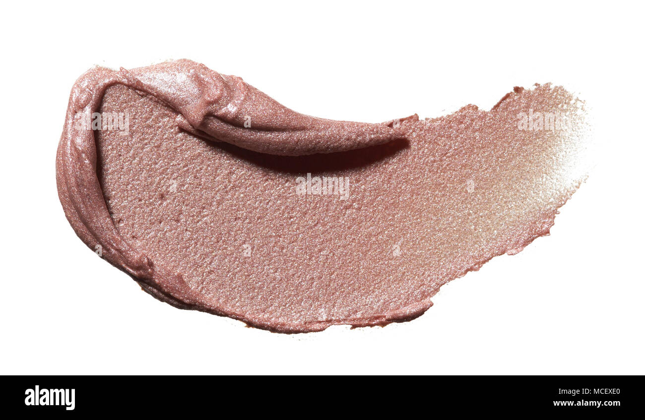 Highlighter texture on white background. Luminizer texture isolated on ...