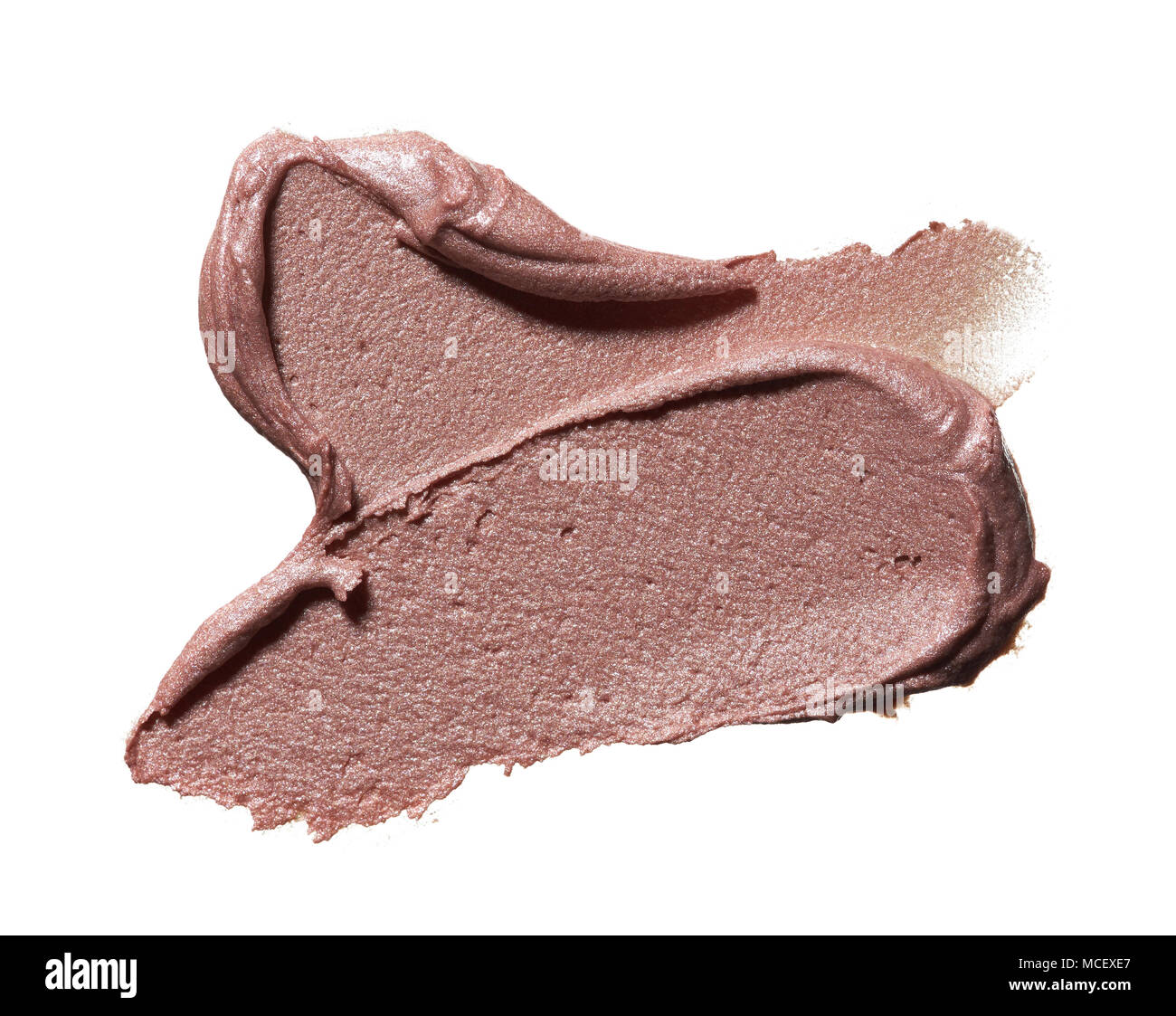 Highlighter texture on white background. Luminizer texture isolated on ...