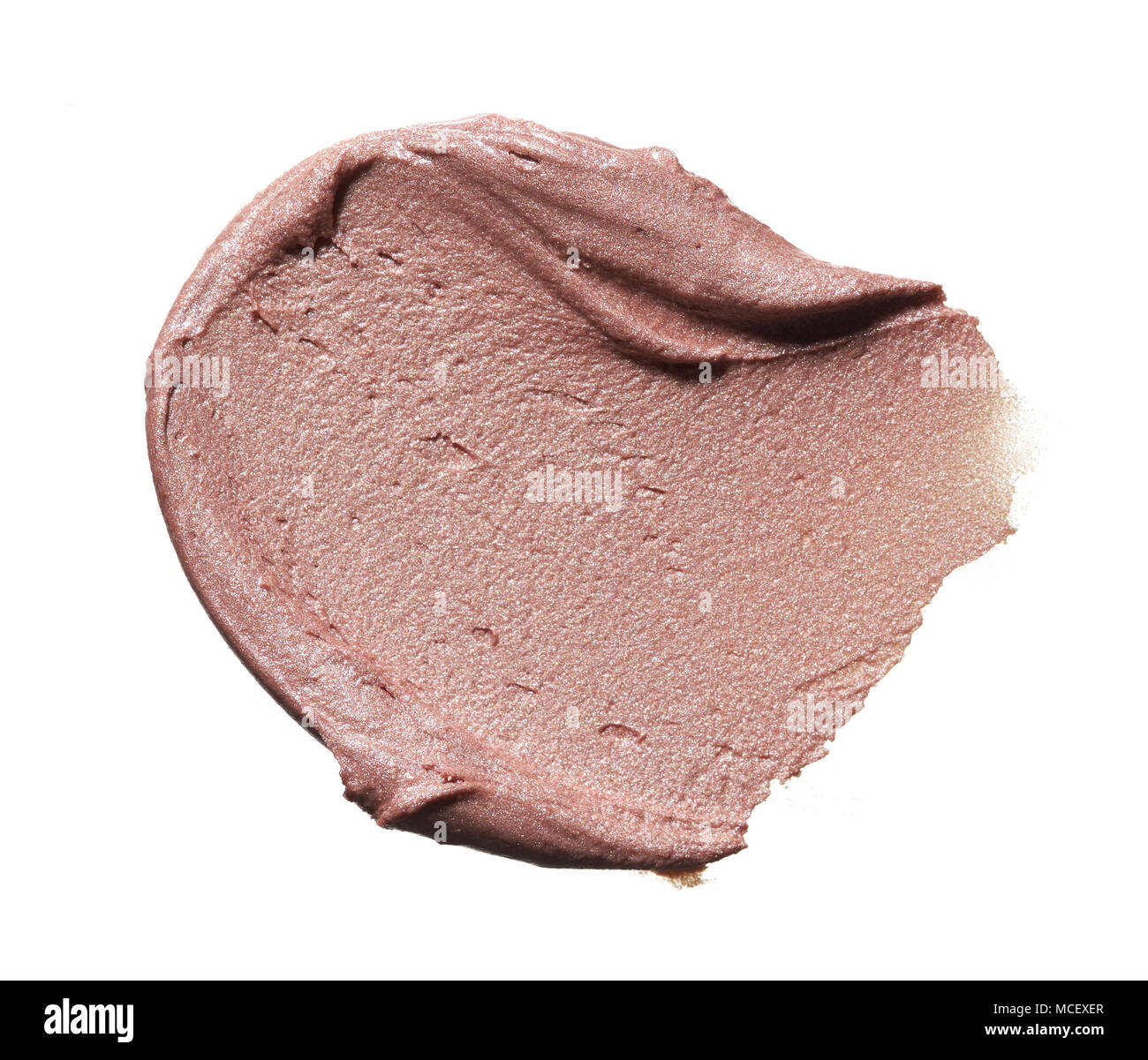 Highlighter texture on white background. Luminizer texture isolated on ...